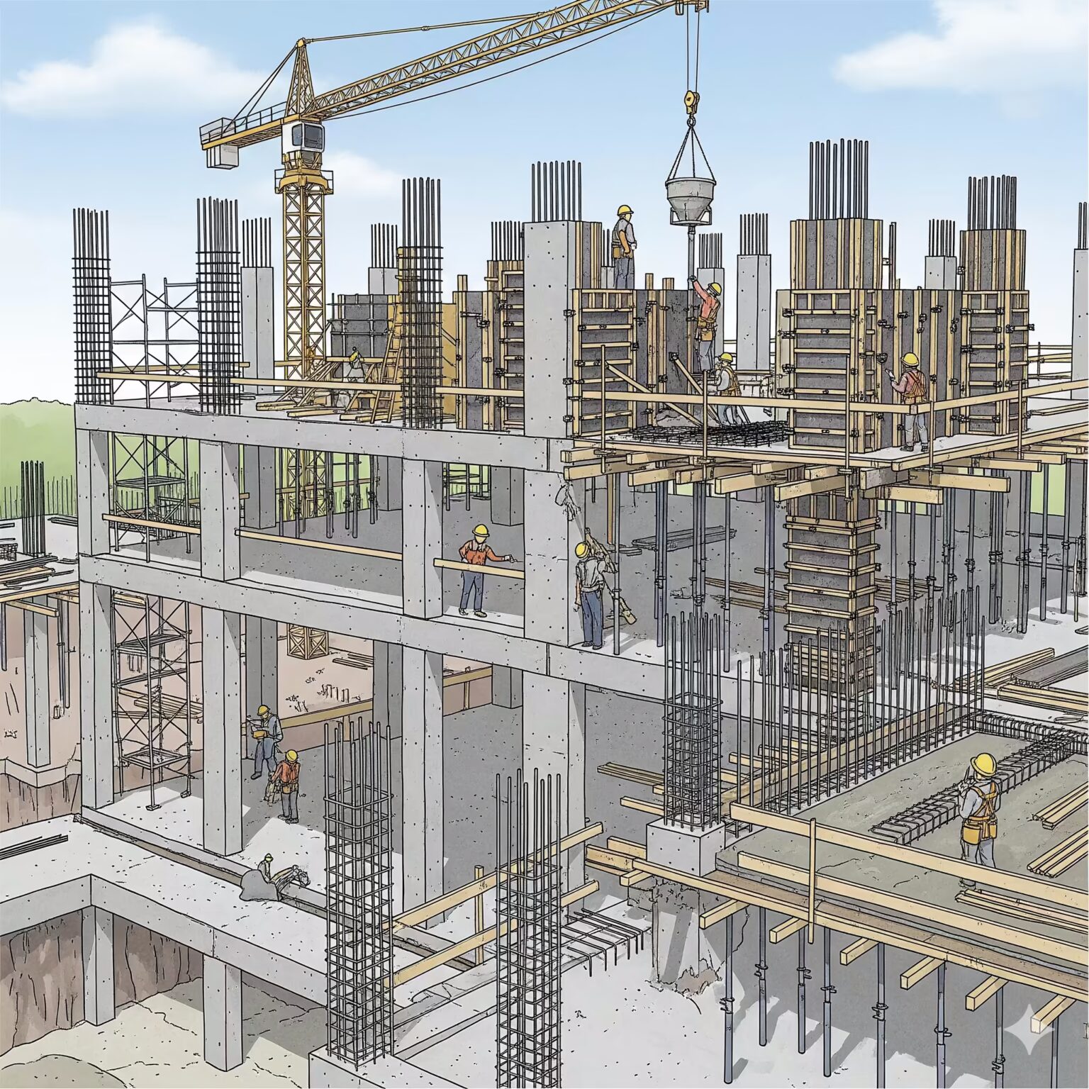 Concrete Frame Construction: Types, Components, Advantages, and ...