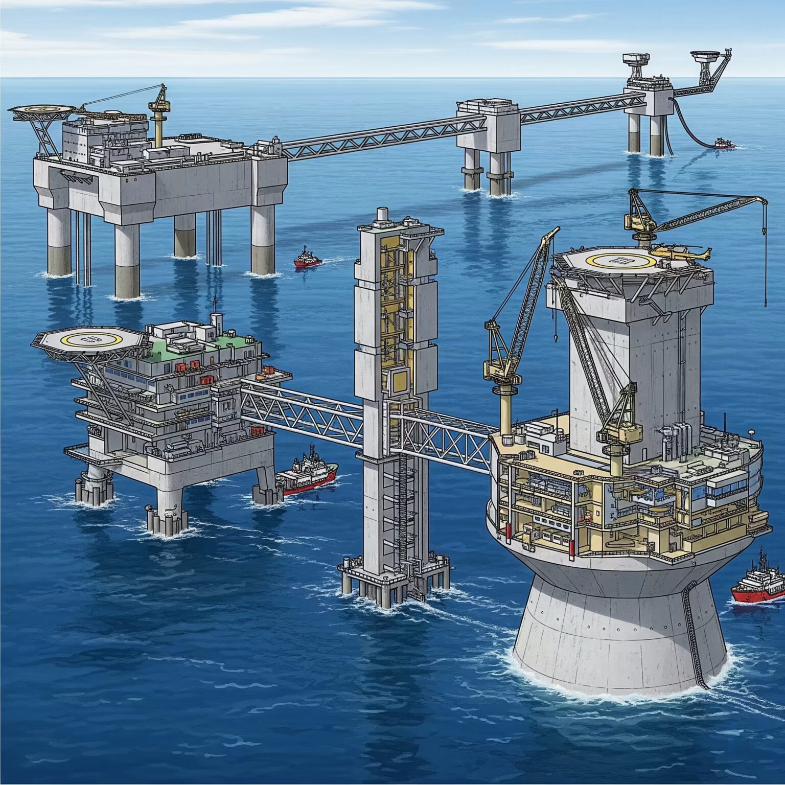 Offshore Concrete Structures: Engineering Marvels in Harsh Sea Environments